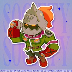 Potemkin Sticker 2.7" Guilty Gear Strive, FGC, SOCIETY - Etsy