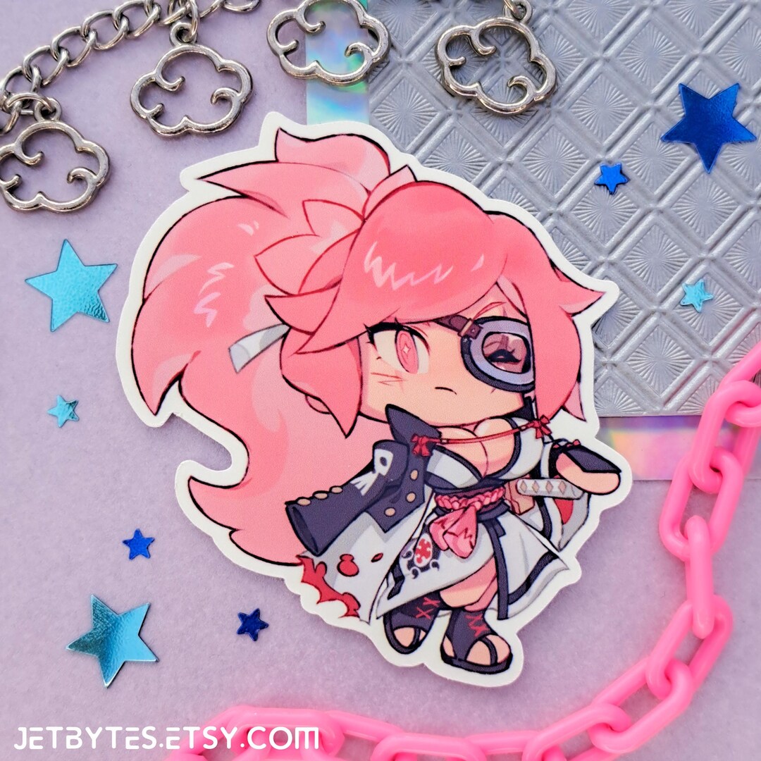 Baiken Sticker 2.7 Guilty Gear Strive, FGC, Baiken Walk - Etsy