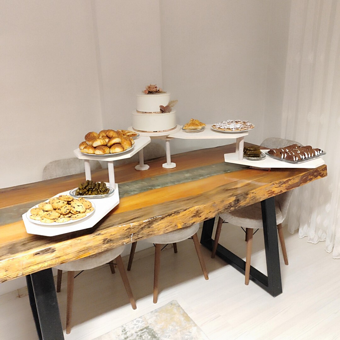 Rustic Multi-tier Cake & Cupcake Stand: Wedding, Baby Shower Display - Etsy