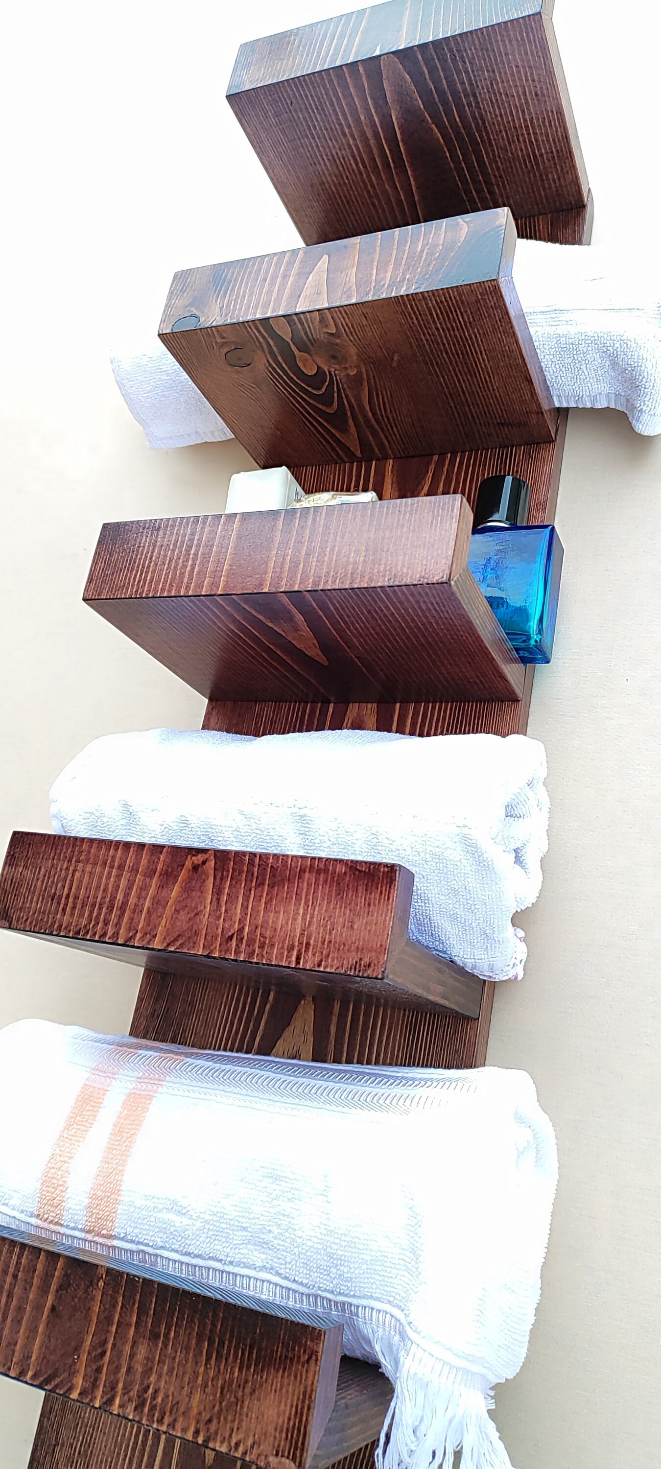 Vertical Multiple Towel Rack, Towel Storage for Small Bathroom, Toilet ...