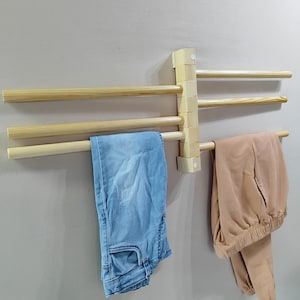Pants Rack, Clothes Drying Rack, Wall Clothes Hanger, Dress and Towel ...