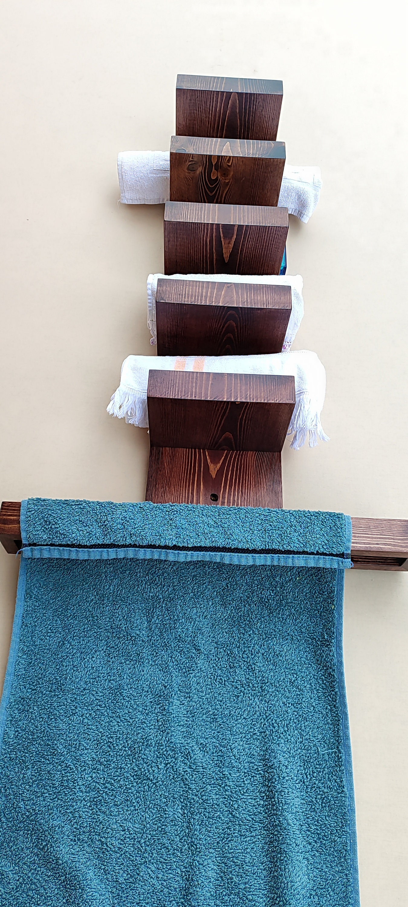 Vertical Multiple Towel Rack, Towel Storage for Small Bathroom, Toilet ...
