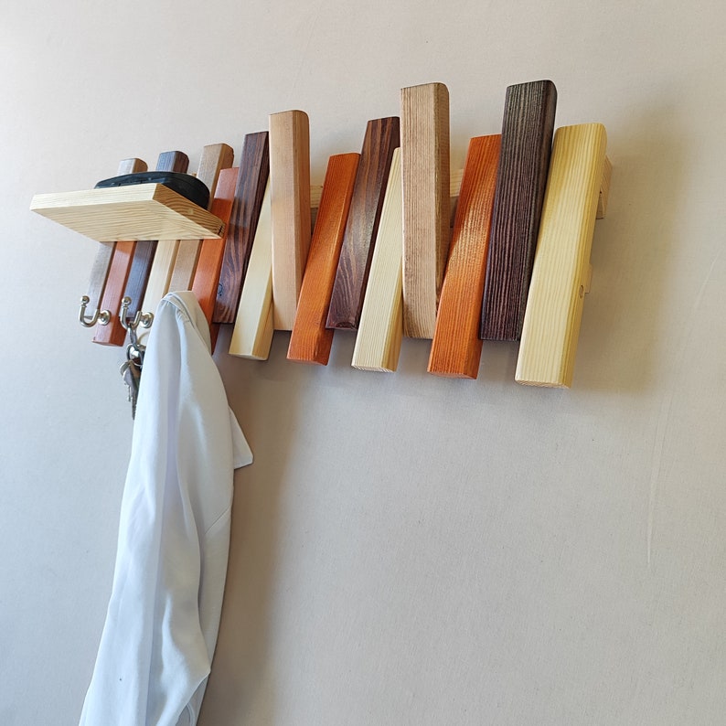 Casual Clothes Hanger, Flip Down Wall Hook Rack, Easy to Install ...