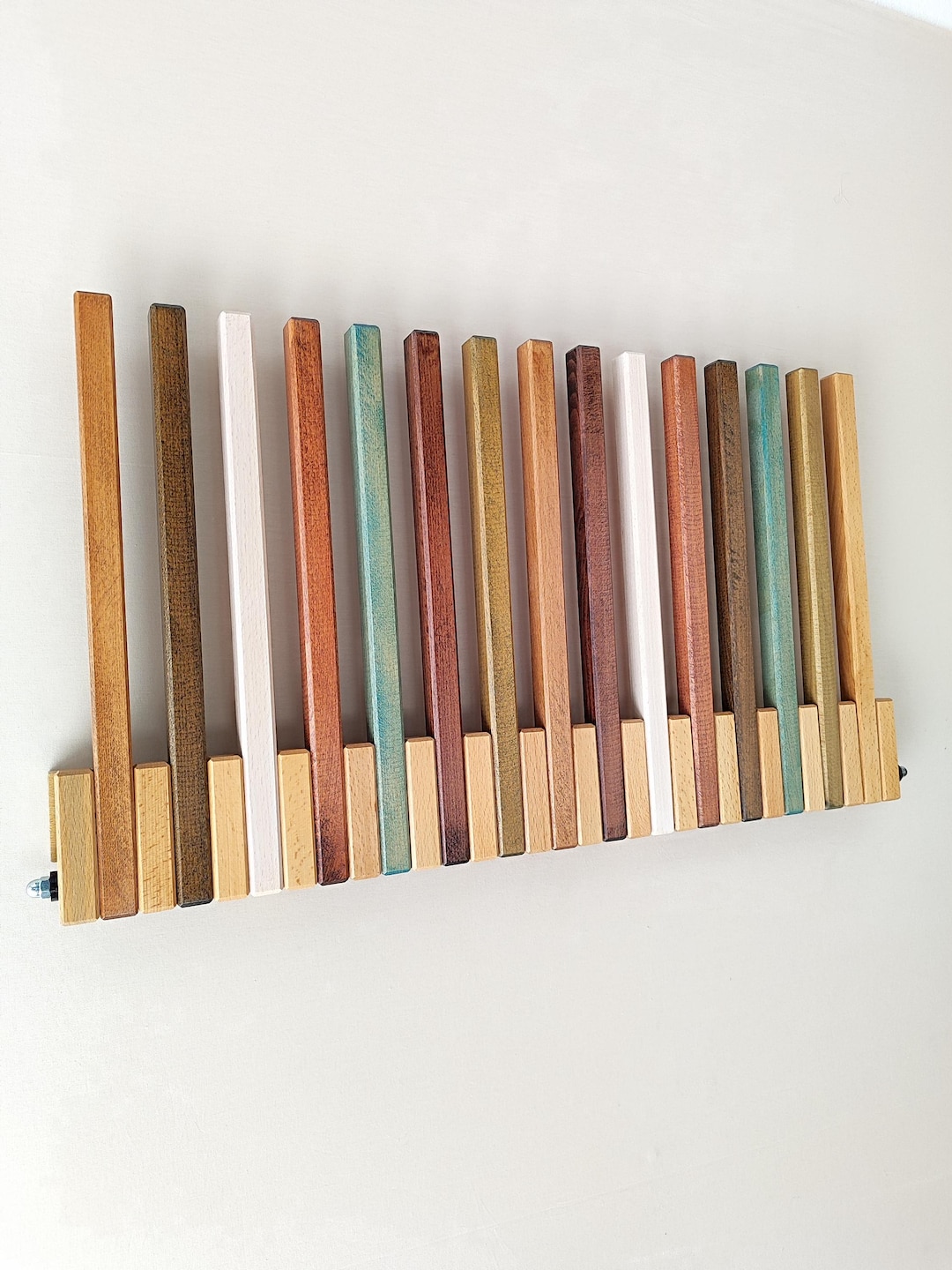 Beech Wood Fold-up Drying Rack: Wall-mounted Space Saver - Etsy