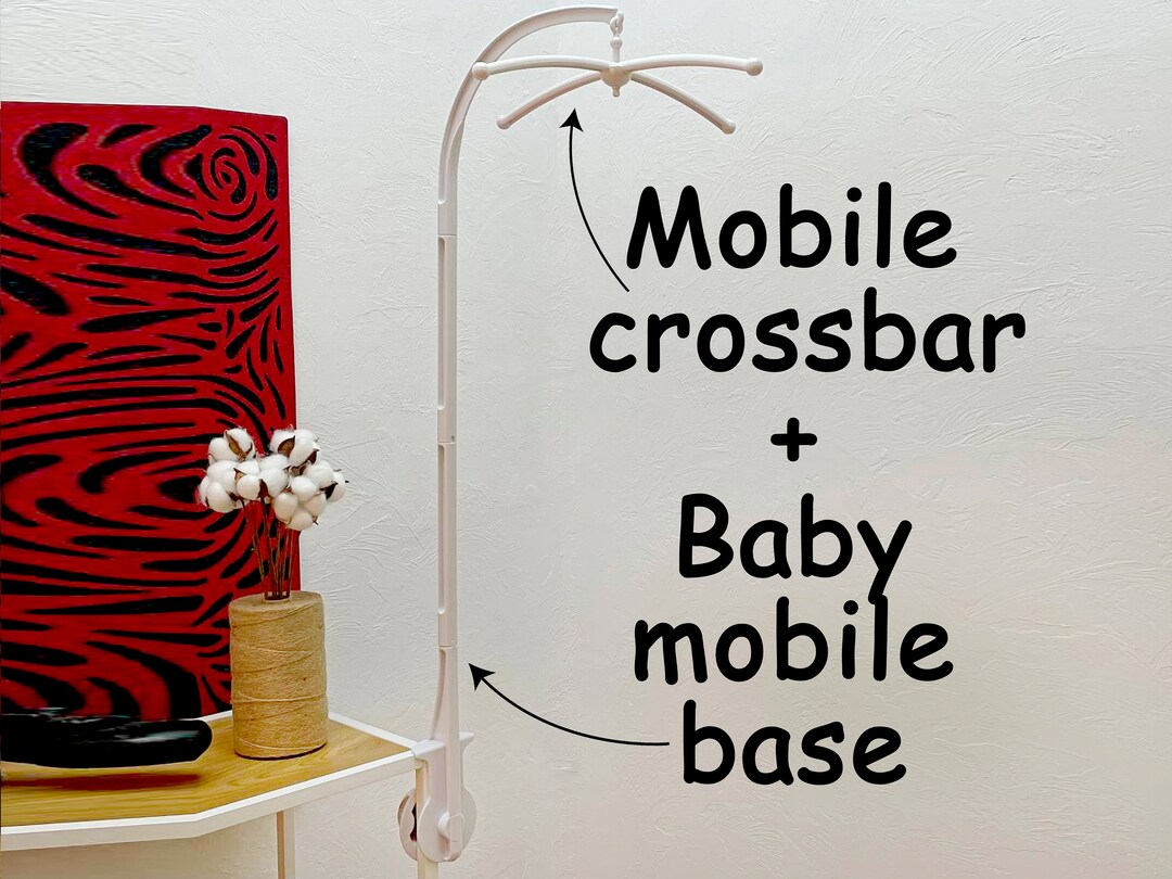 Baby Mobile Arm Attachment Crib Arm + Mobile Crossbar Crib Mobile ...