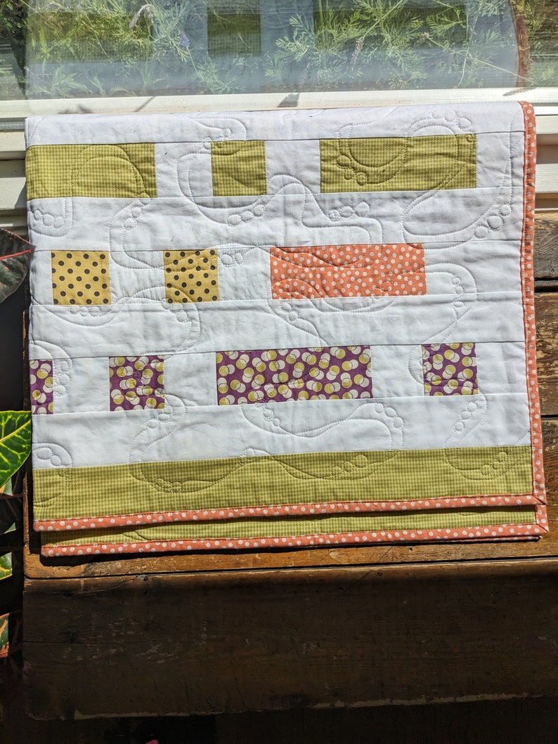 Morse Code love You Long Time Baby Quilt - Etsy