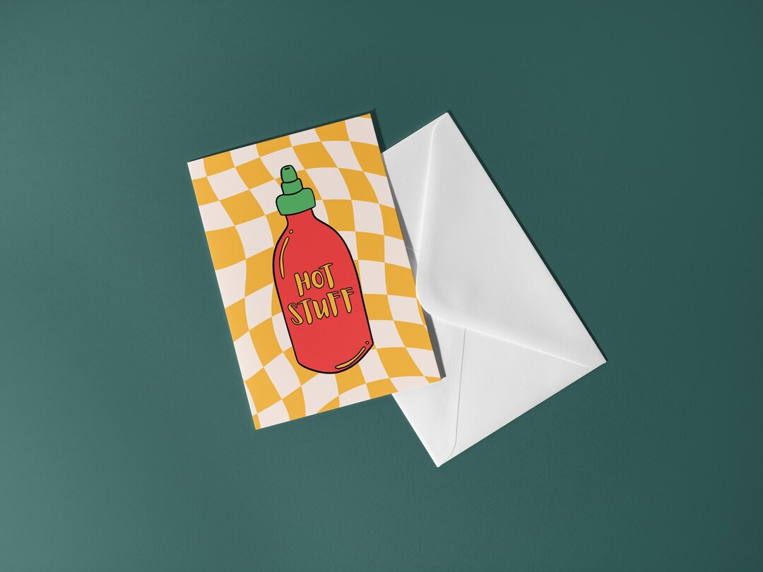 Hot Stuff Valentine Anniversary Card Card for Boyfriend, Husband ...