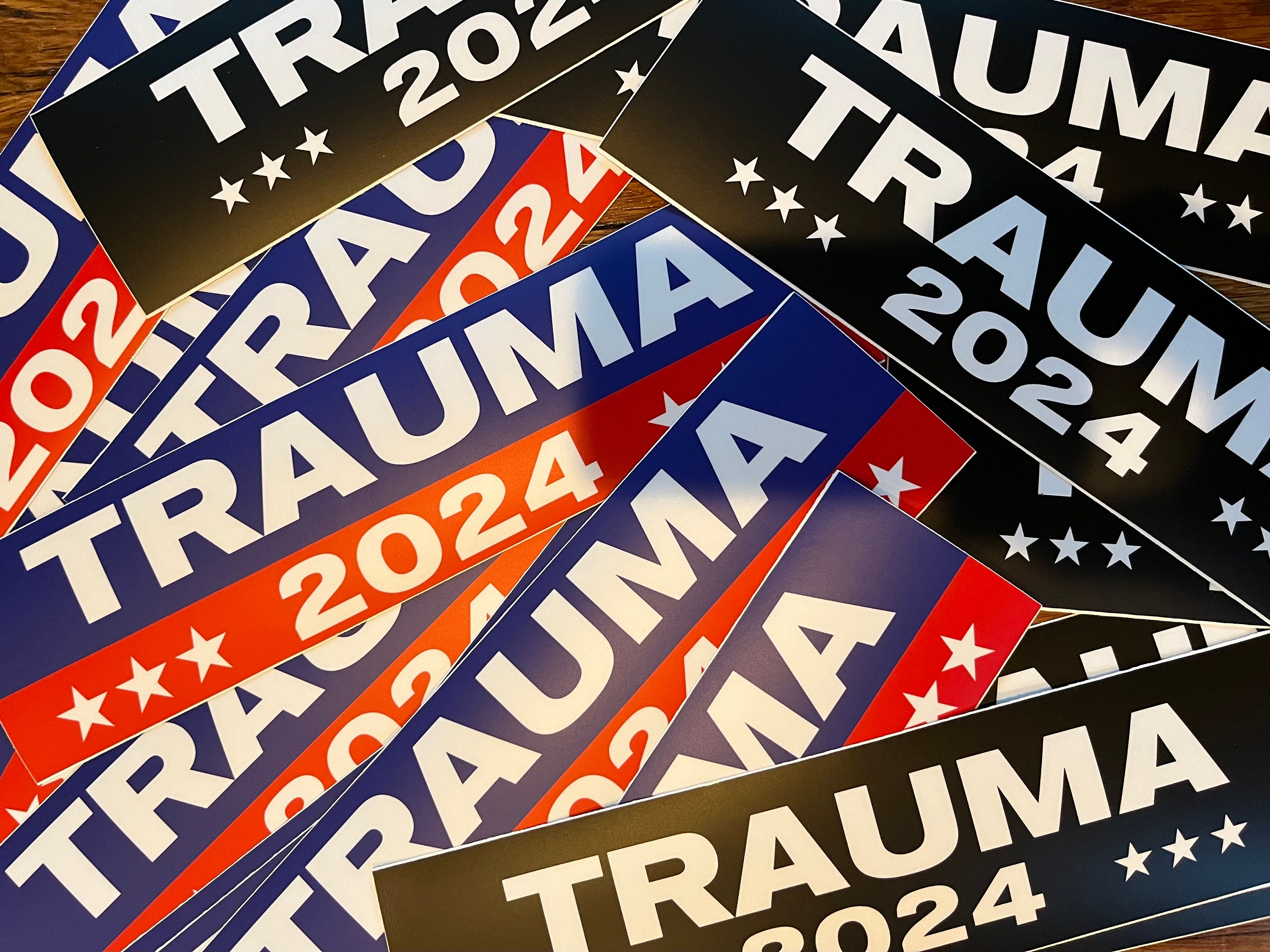 TRAUMA 2024 Bumper Sticker (FREE SHIPPING) - Etsy
