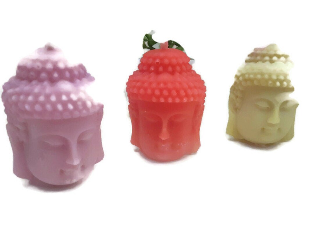 Three for 1 Buddha Head Candles - Etsy