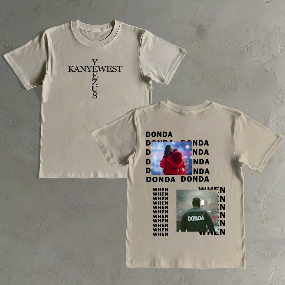 Kanye West Shirt Kanye West Donda Album T-shirt Kanye West Merch Rapper ...