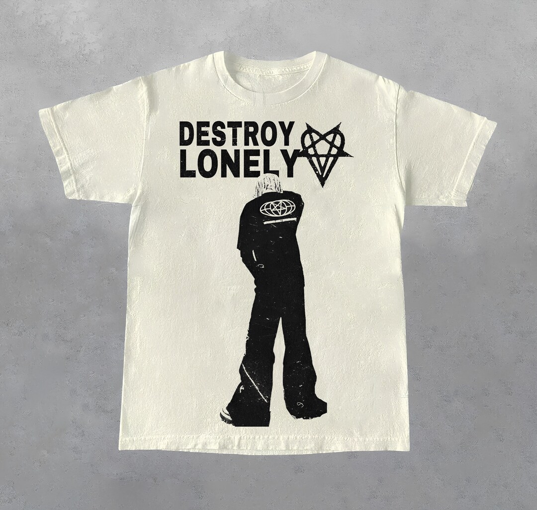 Destroy Lonely Shirt Opium T-shirt Destroy Lonely Merch Actual Hate Merch Concert Merch - Etsy