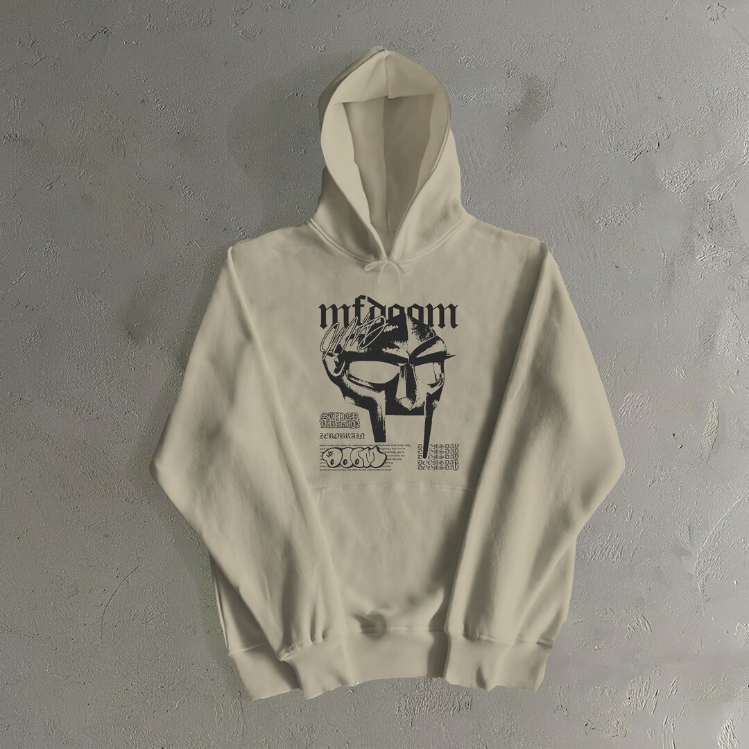 MF Doom Hoodie - MF Doom Merch - Madvillain Metal Face Hoodie ...