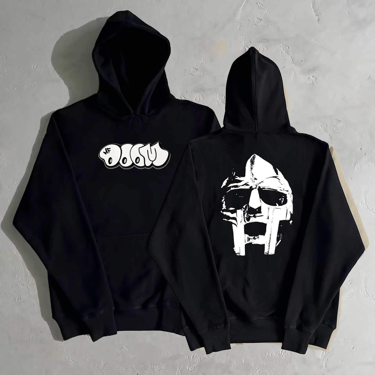 MF Doom Hoodie - Madvillain Metal Face Hoodie - MF Doom Merch - Rapper ...