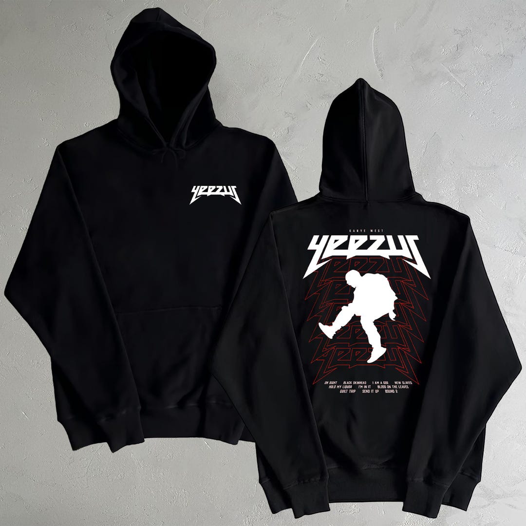 Kanye West Yeezus Hoodie - Yeezus Album Hoodie - Kanye West Merch ...