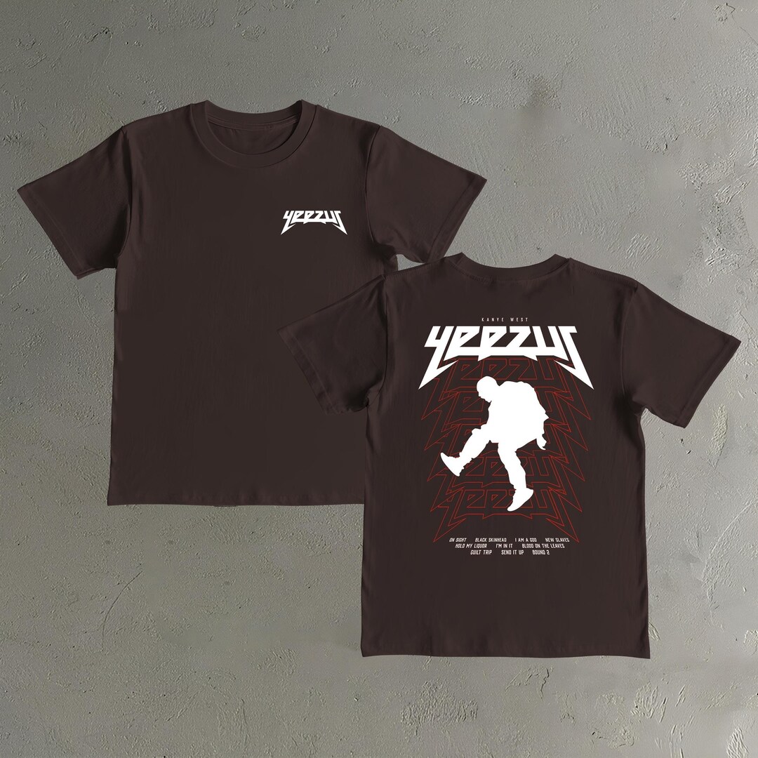 Kanye West Yeezus Shirt Yeezus Album Shirt Kanye West Merch Rapper Tee ...