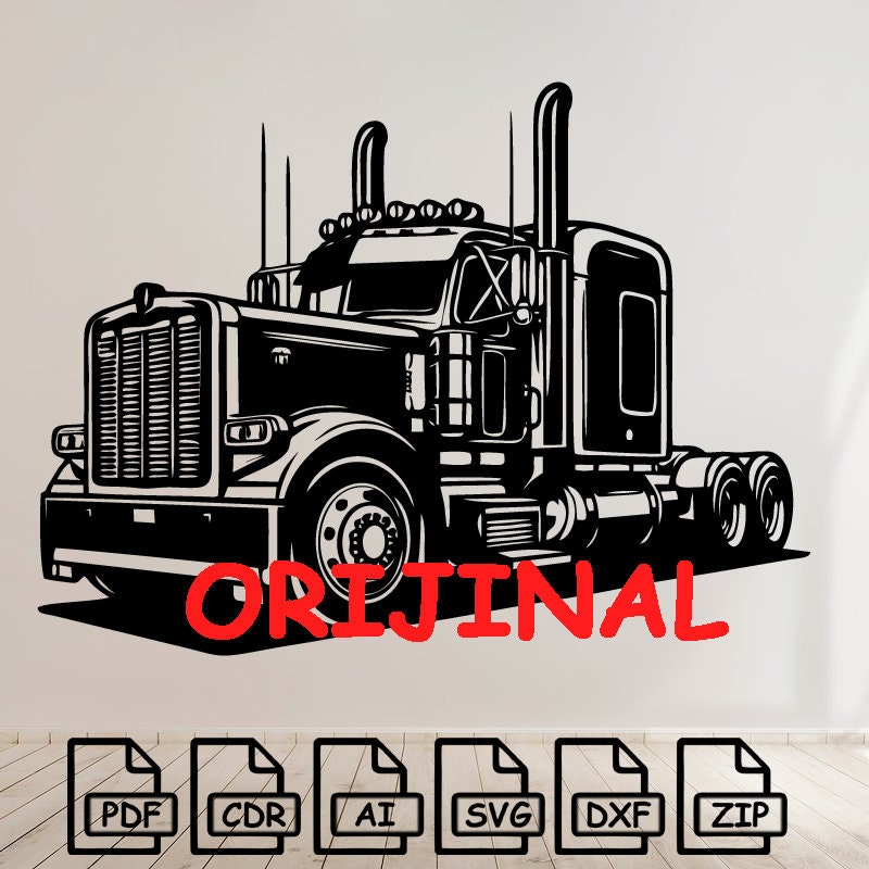 Peterbilt Svg - Etsy