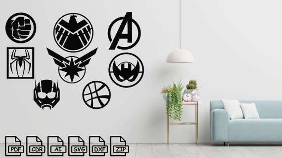 Avengers Shield Logo Vector Marvel S.H.I.E.L.D Logo Ring – Jewelry
