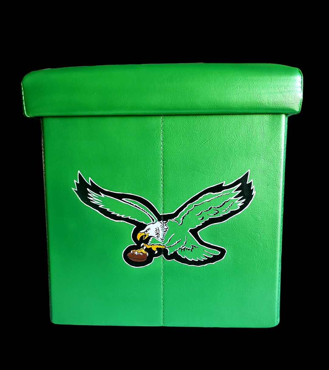 Philadelphia Eagles Customized Painted Faux Leather Folding Storage - Etsy