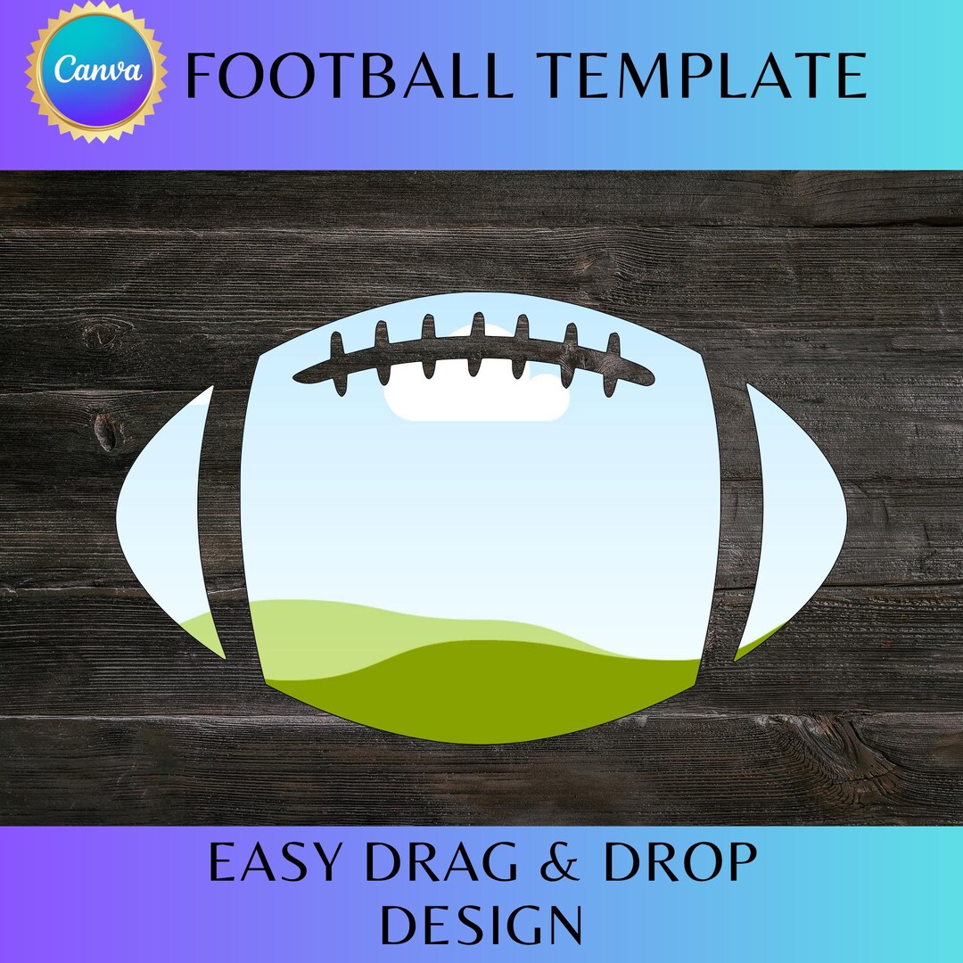 Football Frame |touchdown Memories |frame Template - Etsy