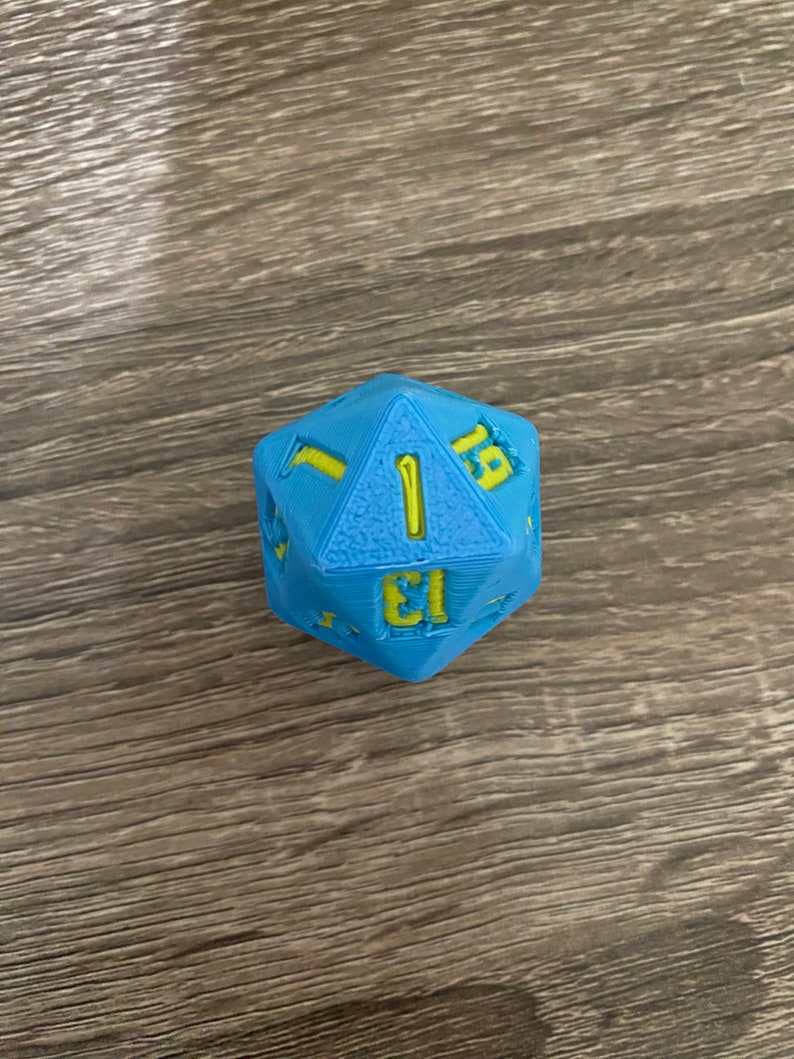 3D Printed Fallout Vault Boy D20 D&D Dice - Etsy