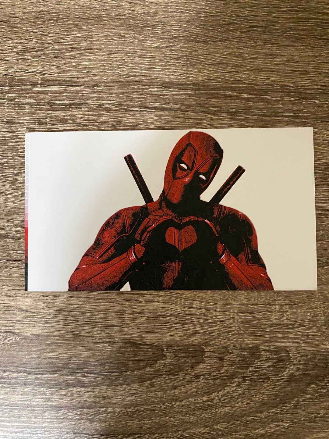 3D Printed Deadpool Wall Art Poster - Etsy