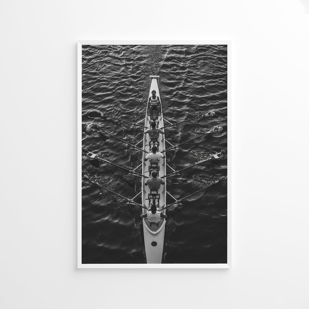 Rowing Poster, Sports Prints, Vintage Rowing Photography, Vintage Print ...