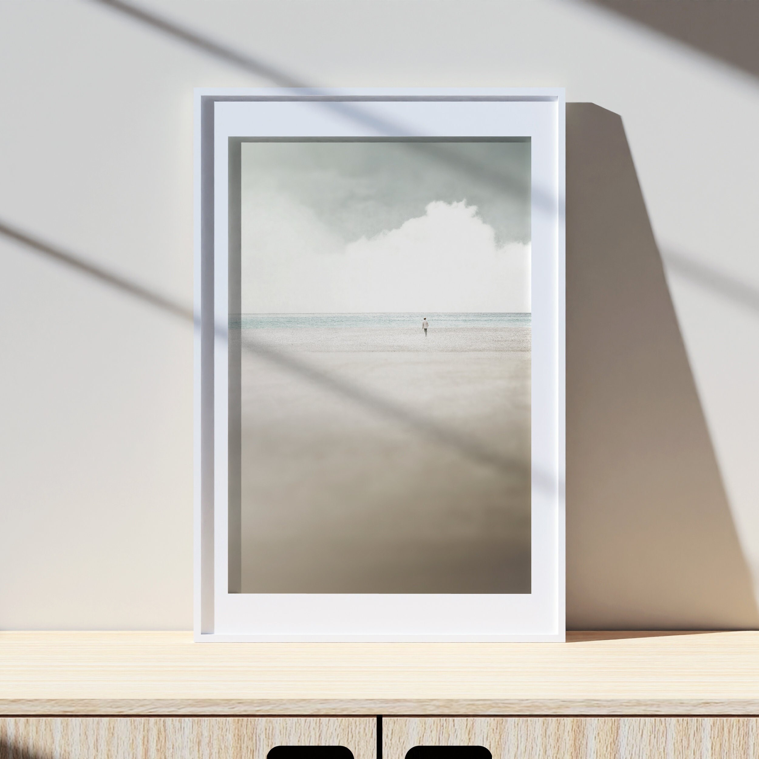 Alone, Surreal Art, Abstract Art Print, Minimalist Wall Art, Surrealism ...
