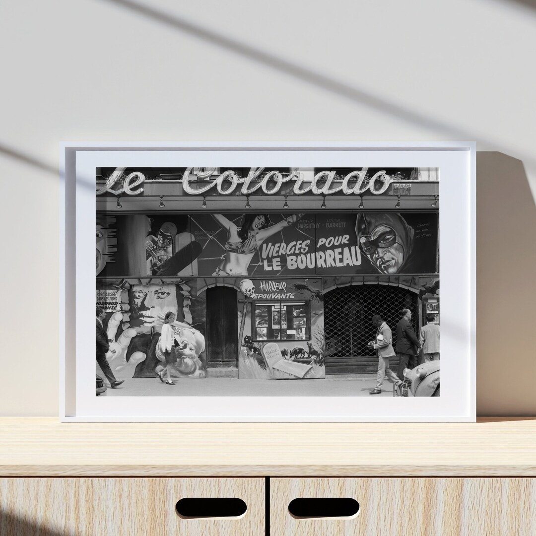 Le Colorado Movie Theater in Paris , Vintage Print, Photography Print ...