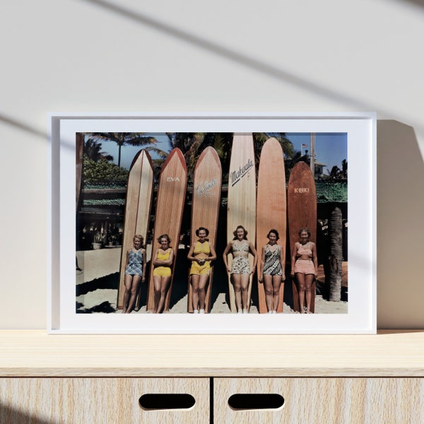 Vintage Surf Print - Etsy