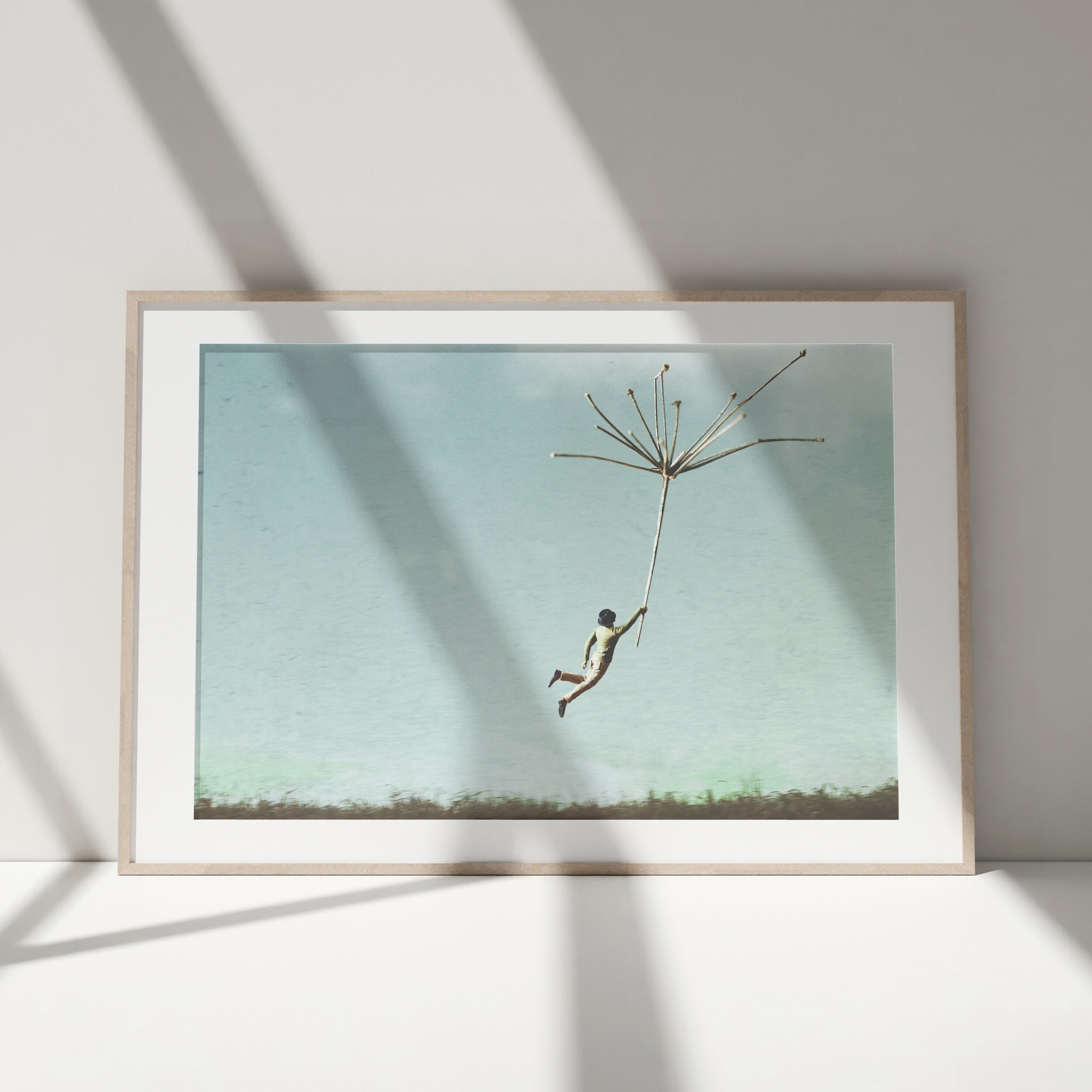 Magic and Fly, Surreal Art, Abstract Art Print, Minimalist Wall Art ...