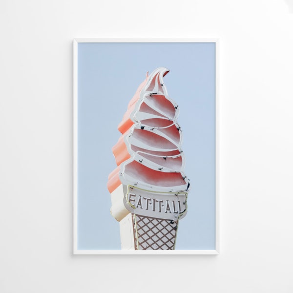 Ice Cream Poster - Etsy