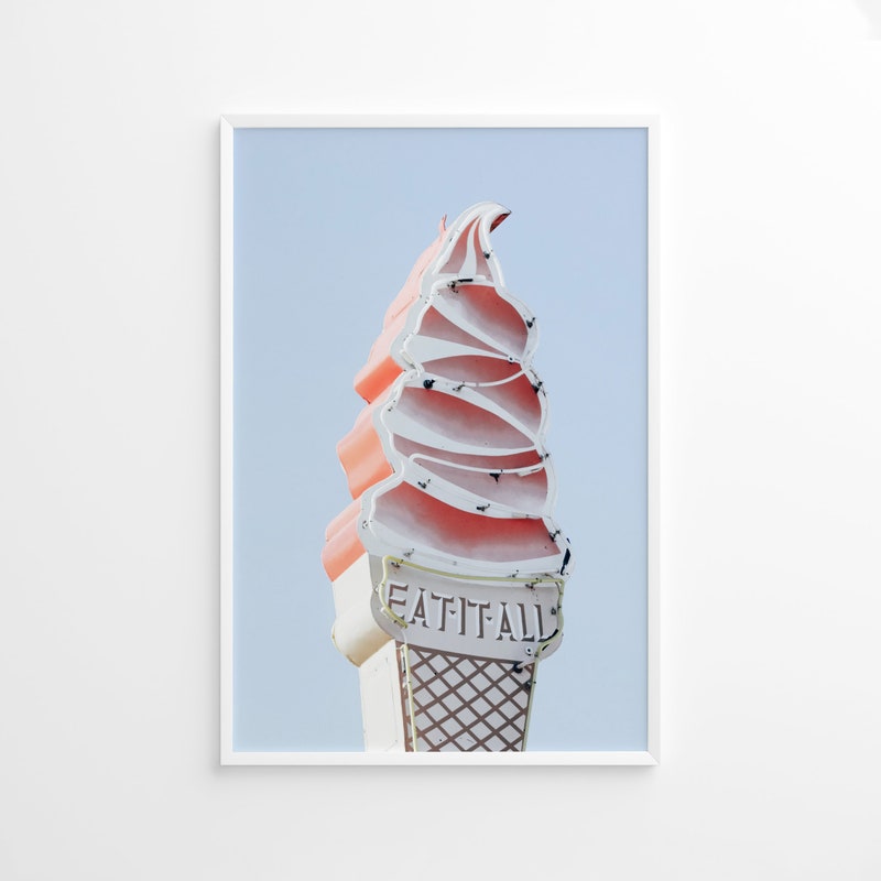 Ice Cream Poster - Etsy