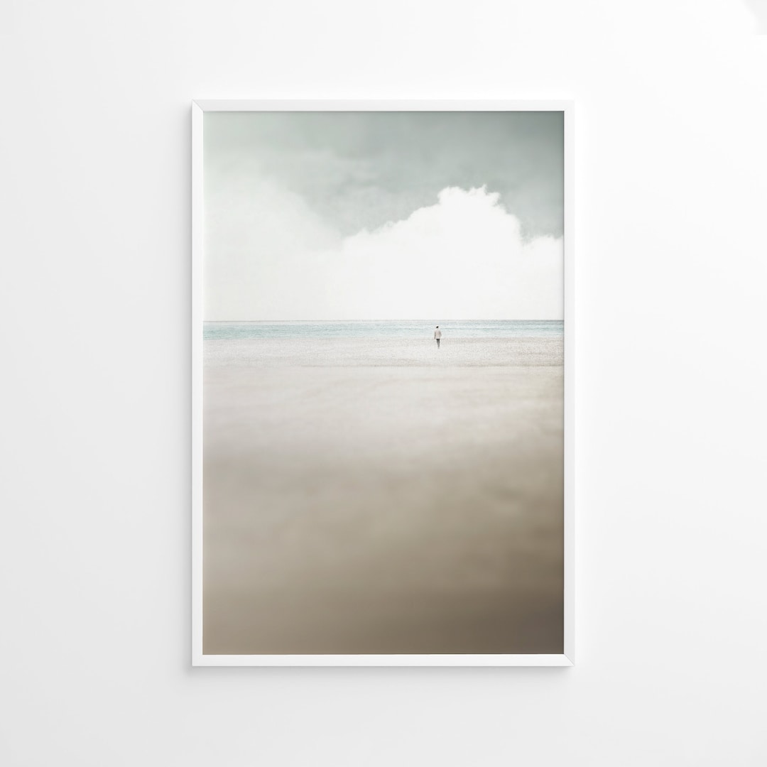 Alone, Surreal Art, Abstract Art Print, Minimalist Wall Art, Surrealism ...