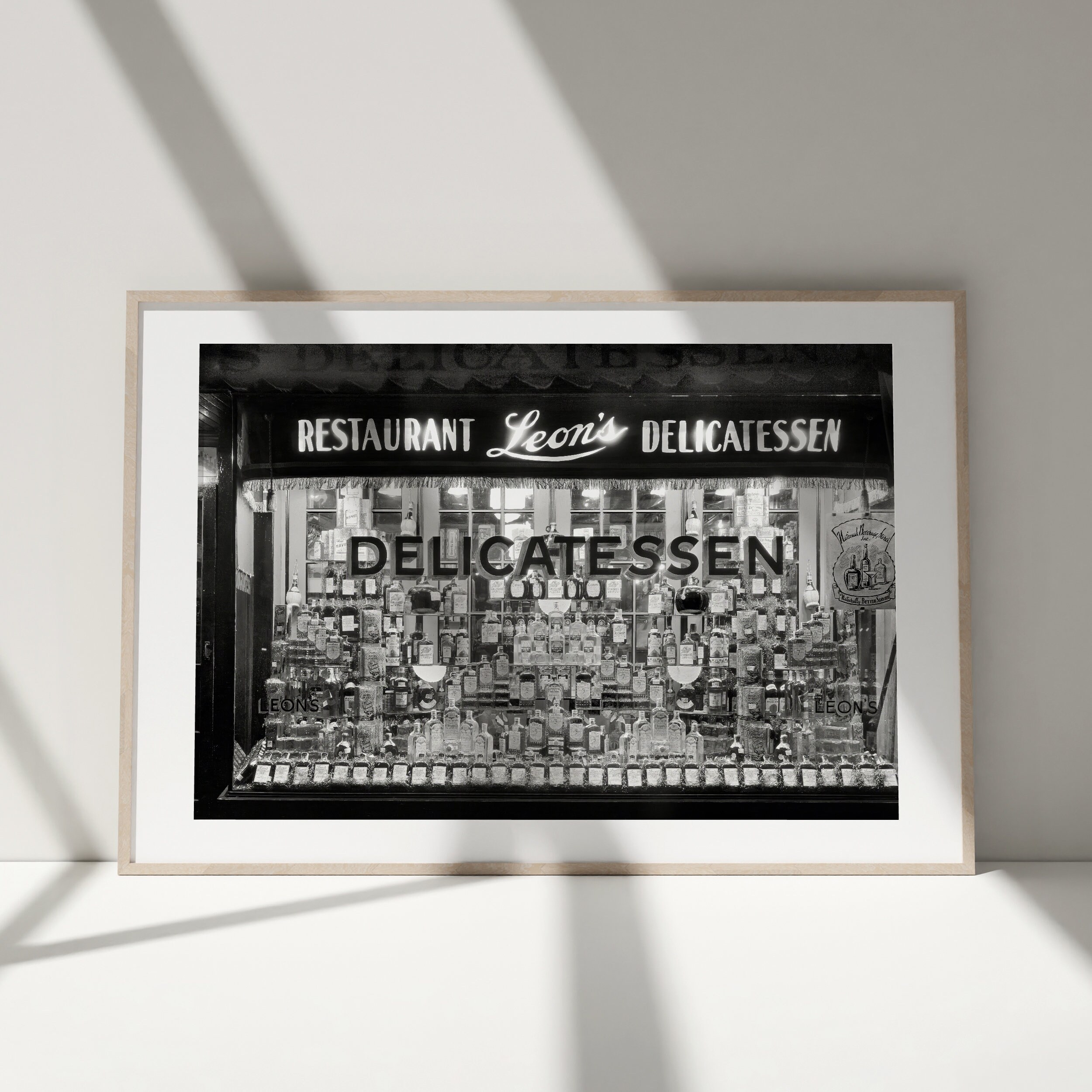Alcohol Store Poster, Prohibition Wall Art, Vintage Alcohol Art, Bar ...