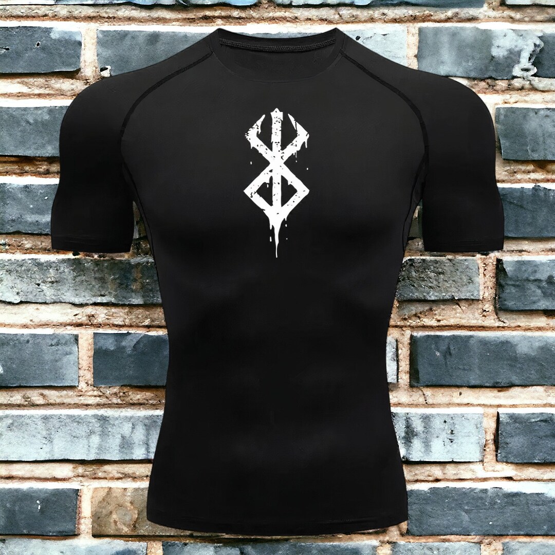 Buy Men's Brand of Sacrifice Gym Compression Shirt Online in India - Etsy