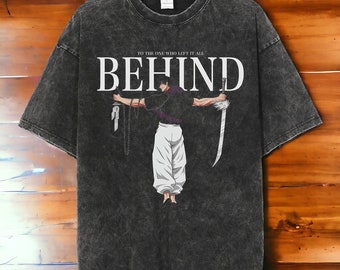 Anime Character Inspired Washed Vintage Manga T Shirt - Etsy UK