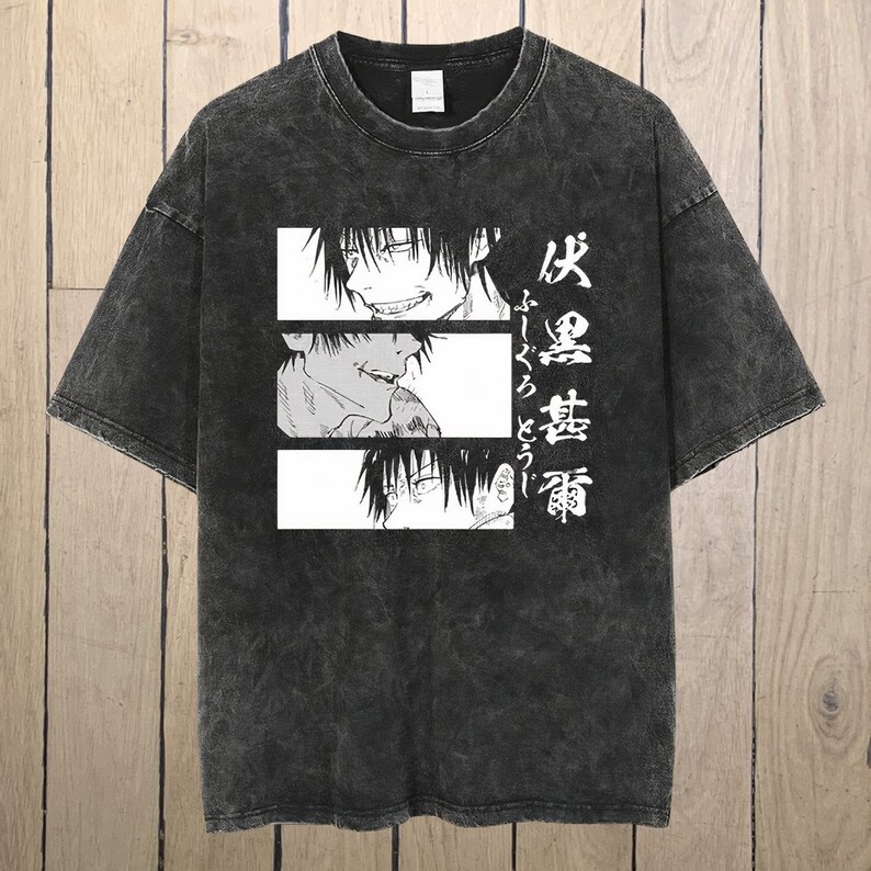 Men's Anime Sorcerer Character T Shirt Anime Vintage Shirt Anime Manga ...