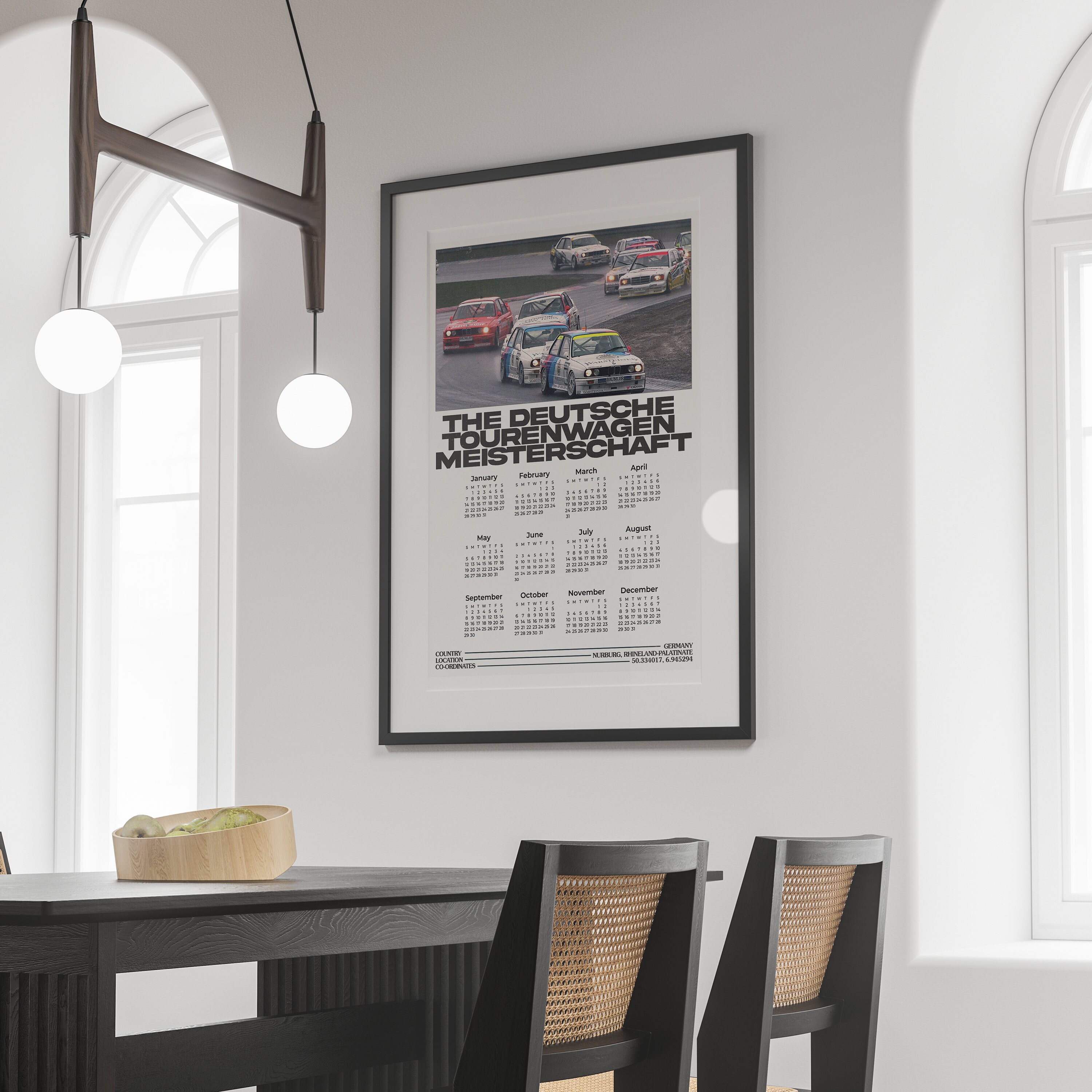 Digital BMW DTM M3, 2024 Calendar, Racing Car Enthusiast Gift, Digital ...