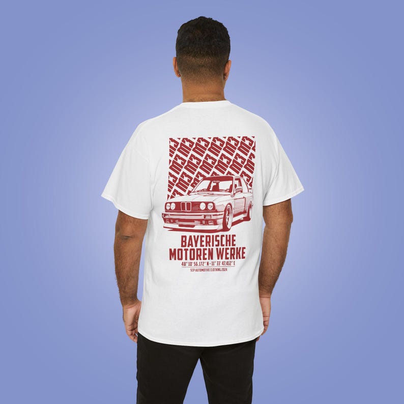 Bmw E30 M3 Shirt, Bmw E30, Vintage Bmw Shirt, Sports Car Shirt, Classic ...