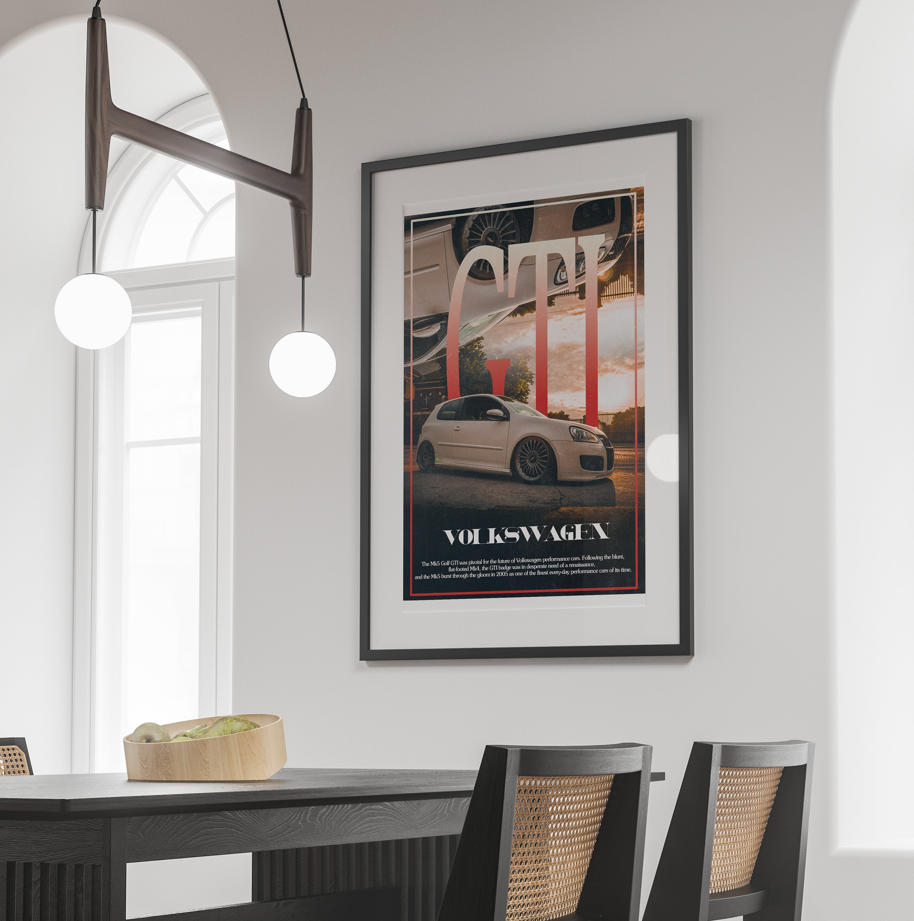 VW Golf GTI Poster, Volkswagen Golf Gti Poster Print, VW Golf Gti ...
