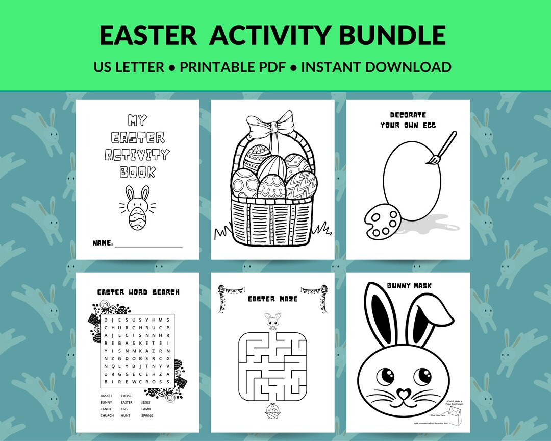 Easter Activity Bundle - Etsy