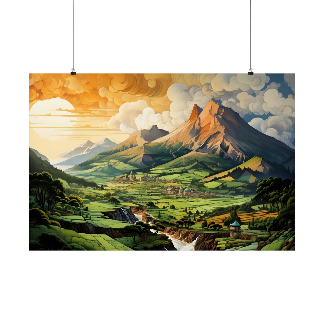 Matte Horizontal Posters - Etsy