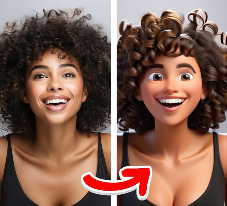 3D Pixar Style Portrait From Photo - Custom Pixar Art - Digital or ...