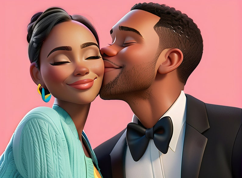 3D Pixar Style Portrait From Photo - Custom Pixar Art - Digital or ...