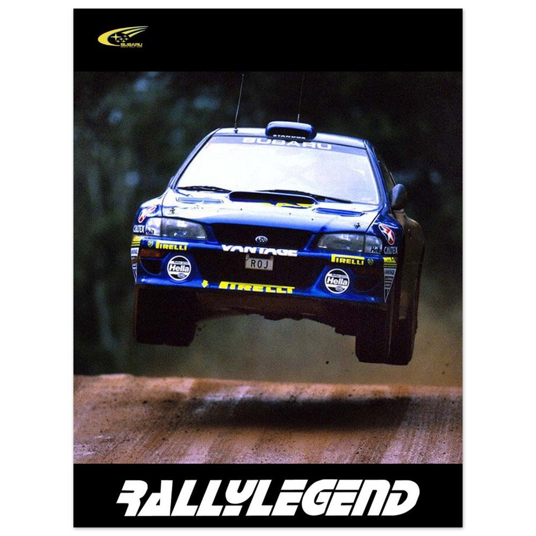 Rally Legends Subaru Wrx Poster - Etsy
