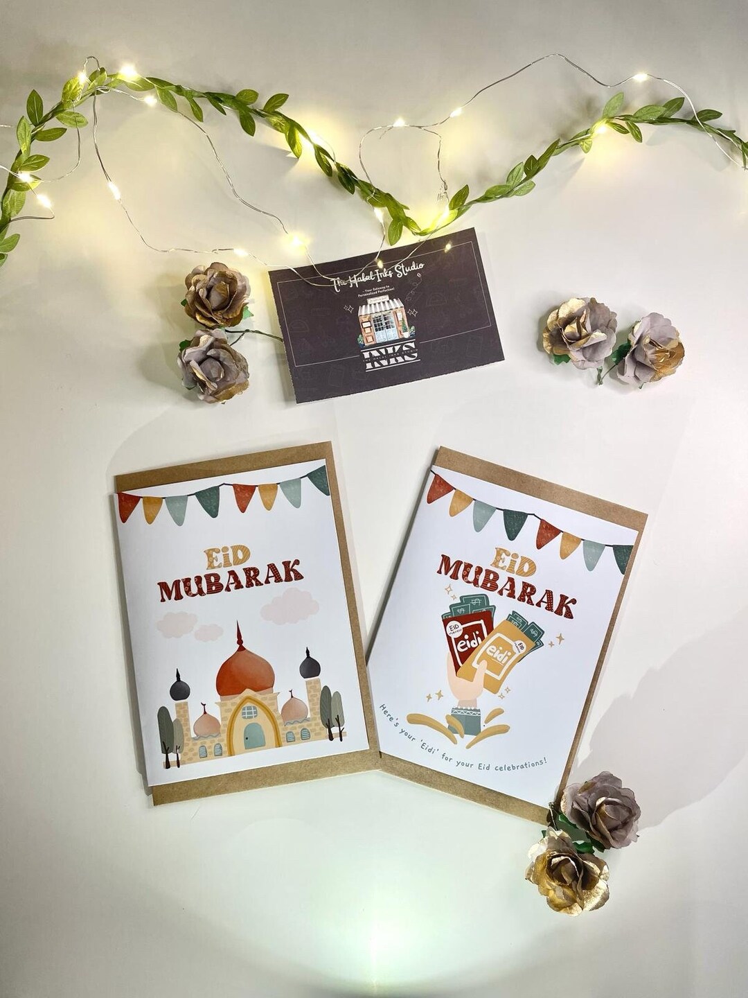 Eid Mubarak Greeting Card, Eid Mubarak Cards, Eid Colorful Cards for ...