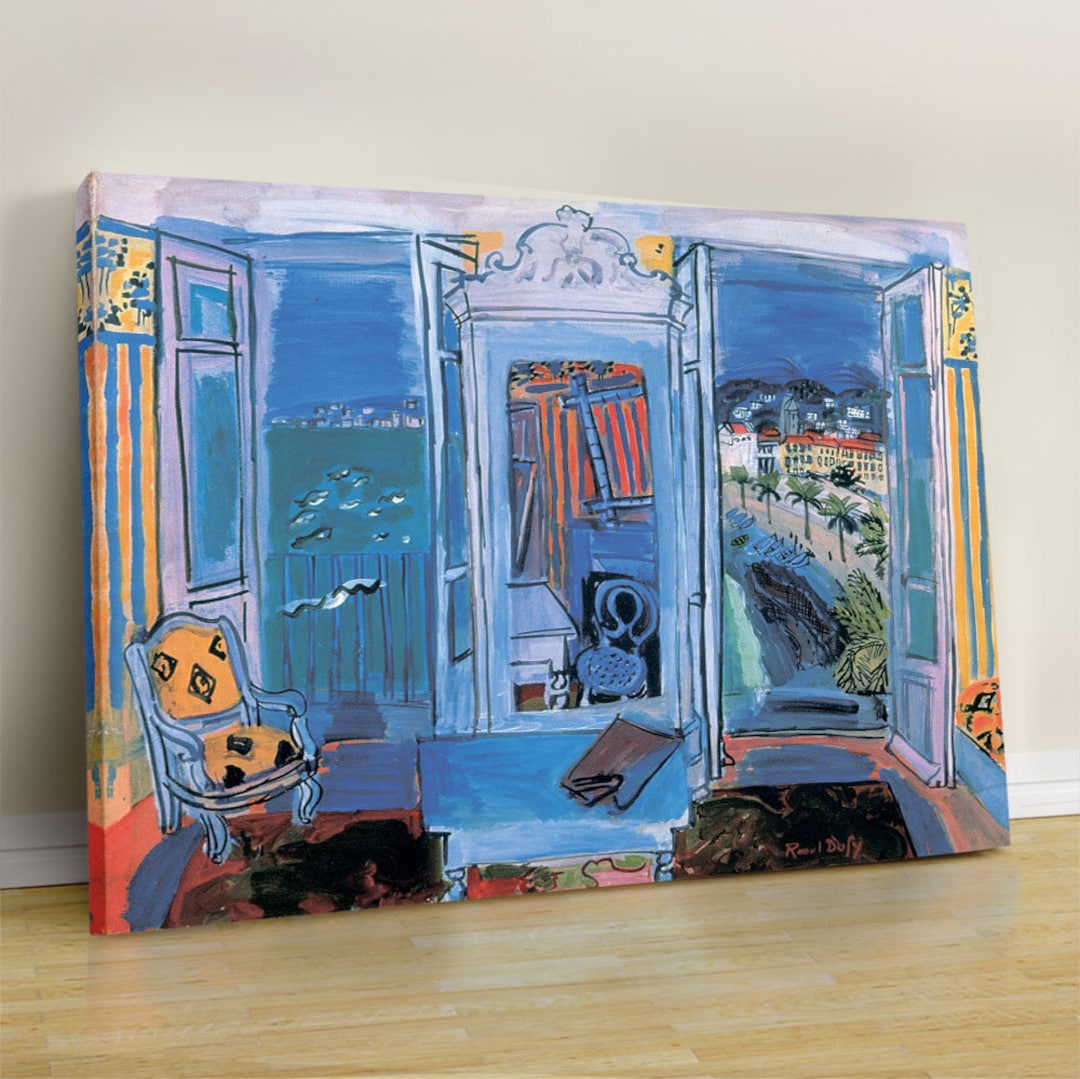 Window Opening on Nice by Raoul Dufy Poster, Wall Decor Art Poster ...