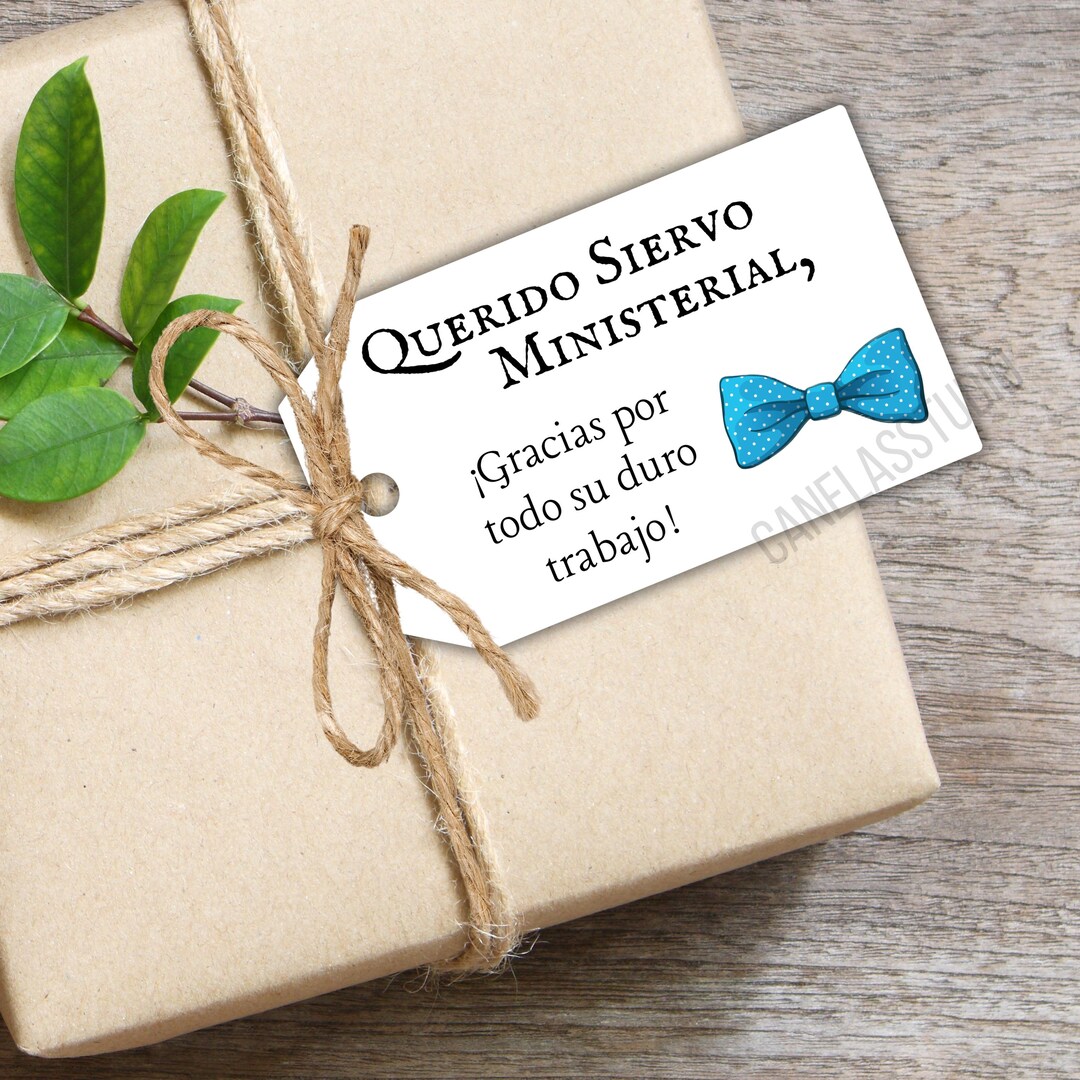 JW Etiquetas Imprimibles, Spanish Printable Ministerial Servant Gift ...