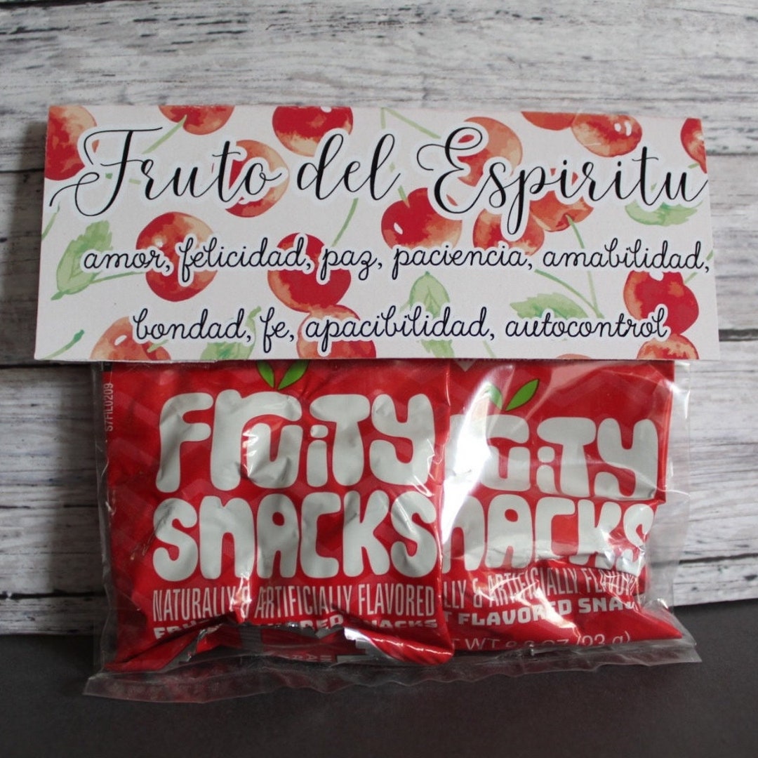 Spanish JW Printable Gift Tag, Fruit of the Spirit, Fruto Del Espiritu ...