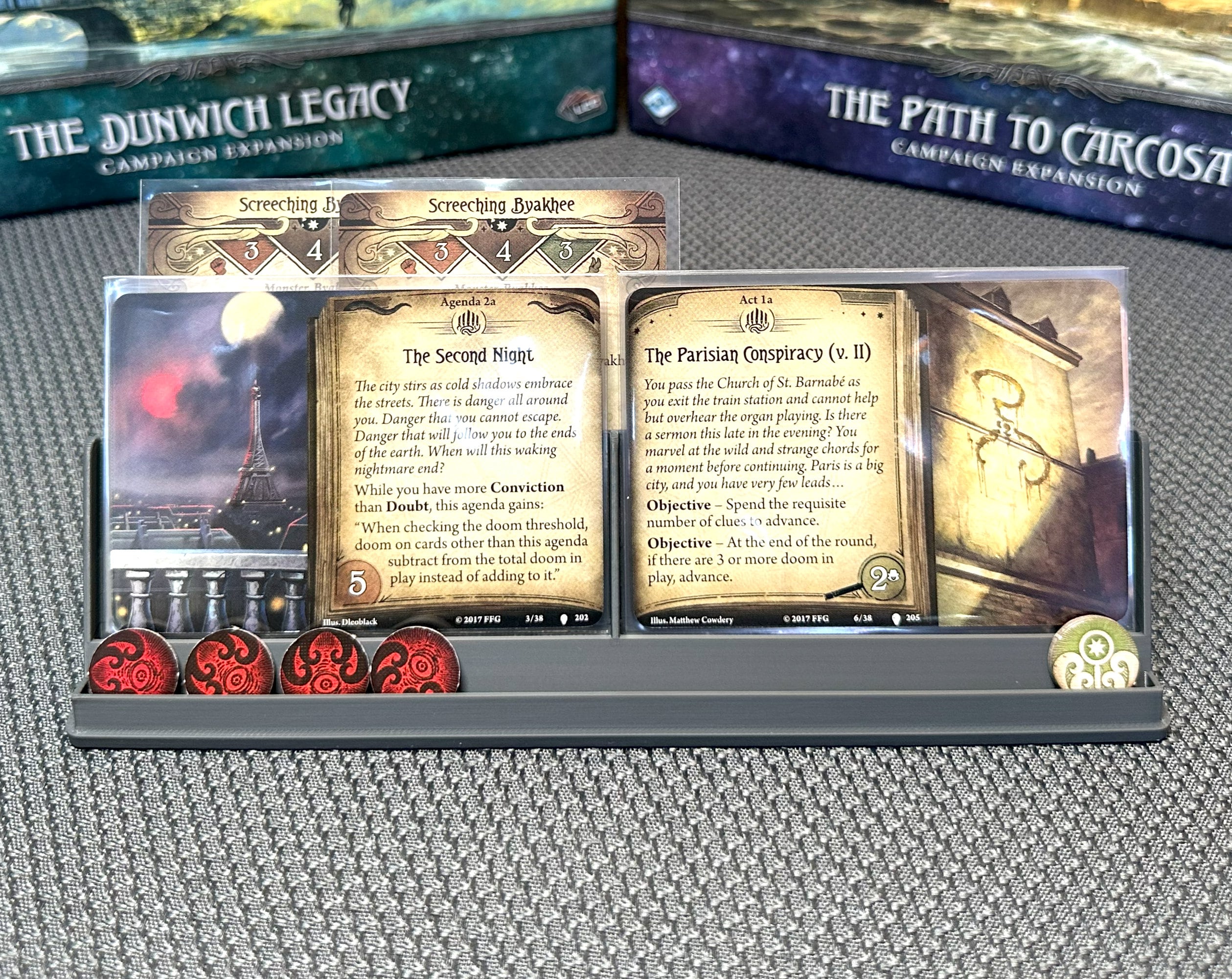 Arkham Horror LCG Compatible Minimalist Act/agenda Stand - Etsy